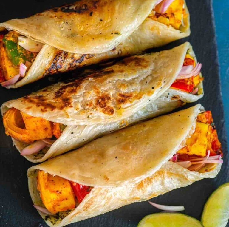 Paneer Tikka Wrap (2 wraps cut into 4 pcs) – Gourmet Ready